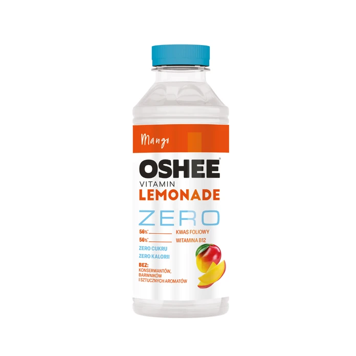 OSHEE ZERO Vitamin Lemonade mango 555ml - sklep OSHEE