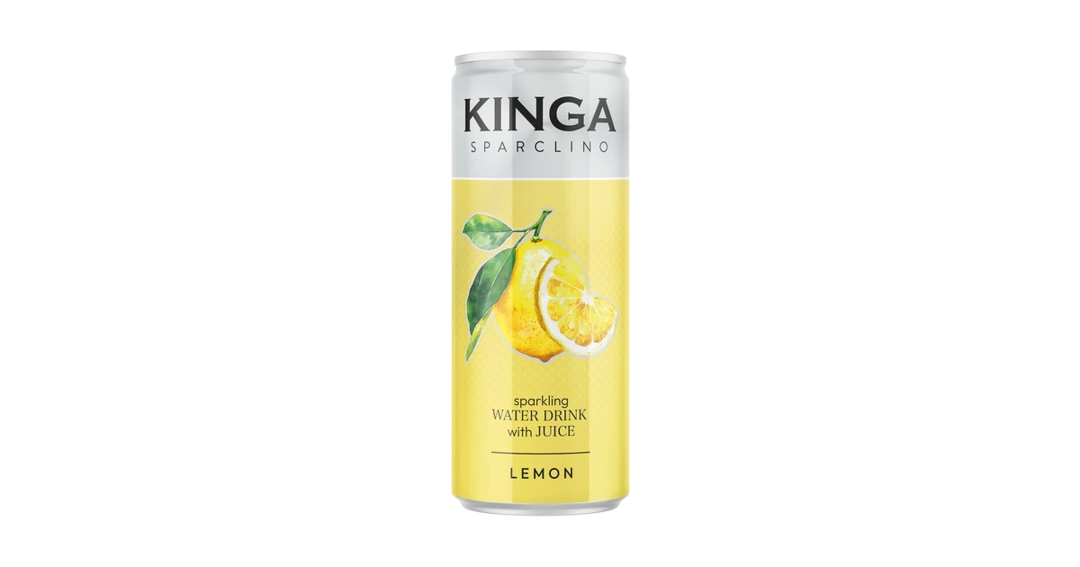 Kinga Sparclino Water Drink cytryna 250 ml