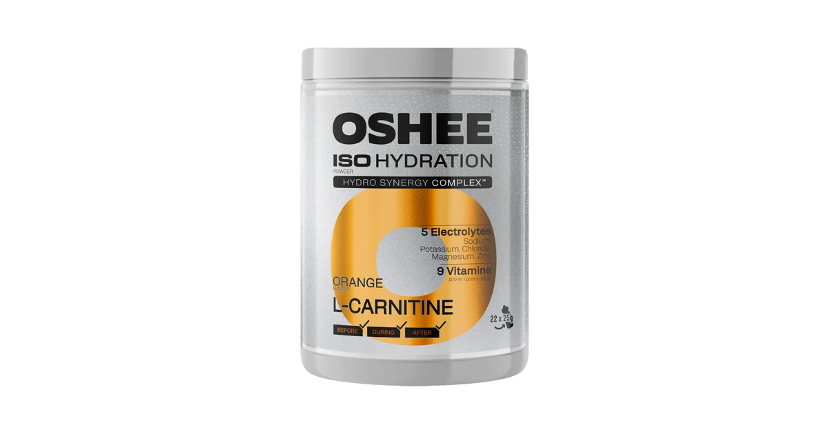 OSHEE ISO Hydration Izotonik w proszku Orange L-karnityna 550 g ...