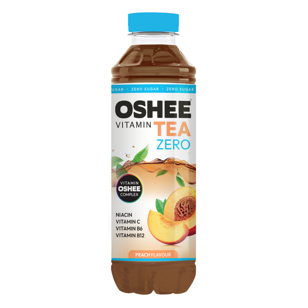 Oshee Vitamin Tea Zero Brzoskwinia 555 ml - sklep OSHEE